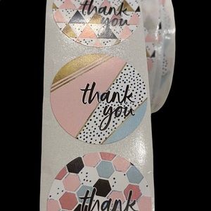 Thank you design | Other | 50 Thank You Stickers Plus Sample Stickers ...